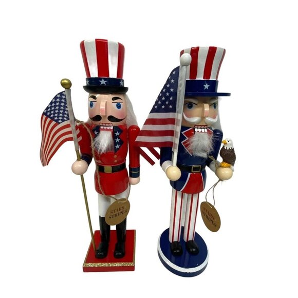 Santa’s Workshop | Holiday | Patriotic July 4th Nutcracker Uncle Sam ...